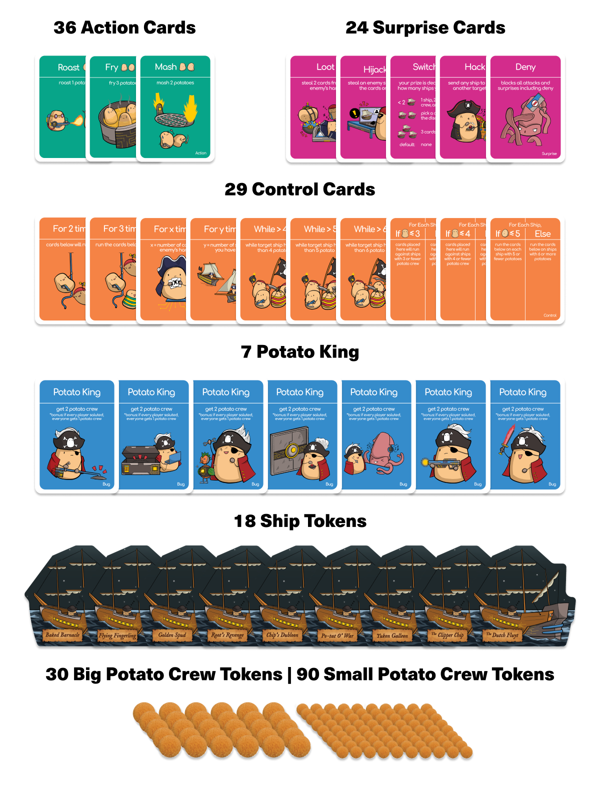 Potato Pirates Coding Card Game